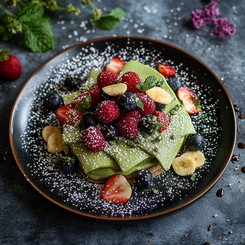 Vegane Mølk-Matcha-Pfannkuchen: Das grüne Highlight für dein Frühstück ...